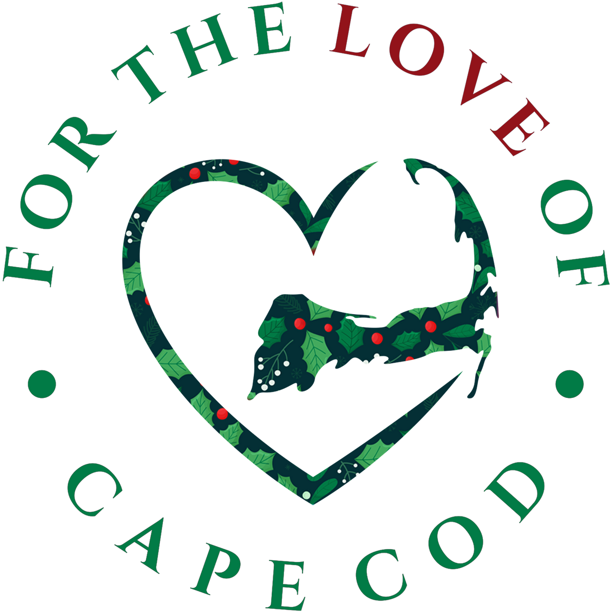 Festive Holly (SEASONAL COLLECTION) – For the Love of Cape Cod LLC