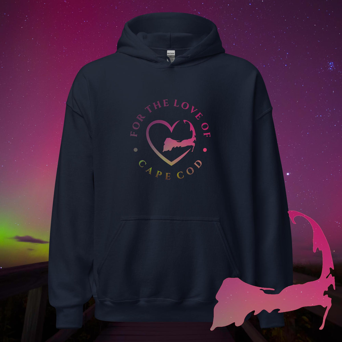 AURORA BOREALIS - For the Love of CAPE COD Unisex Hoodie – For the Love ...